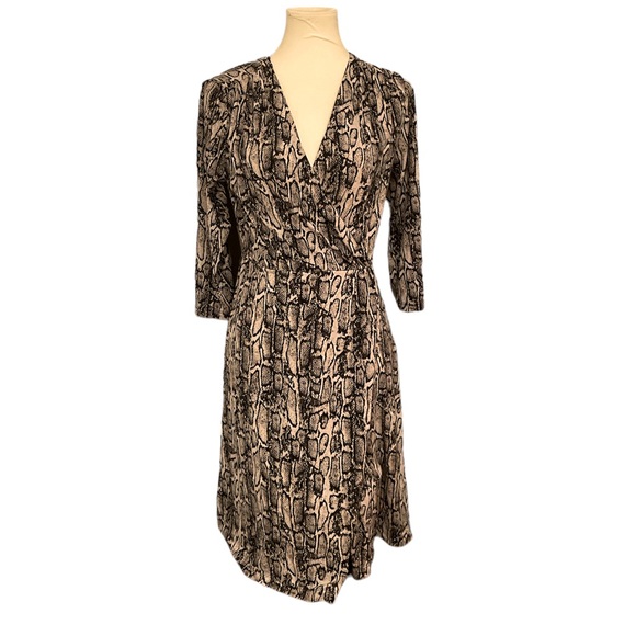 212 Collection | Dresses | 22 Snake Print Midi Dress | Poshmark